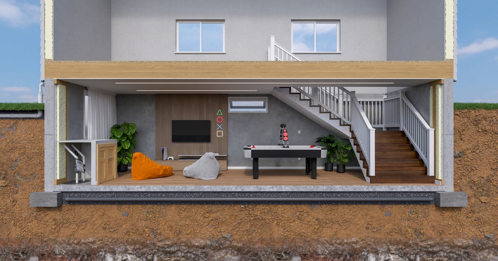 Basement Finishing & Remodeling - All Pro Basement Waterproofing